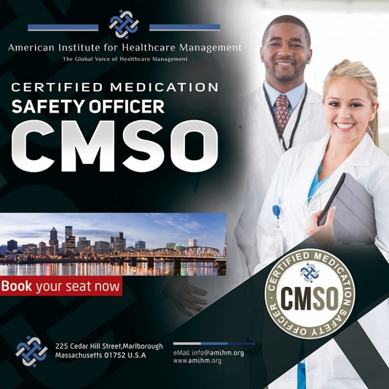Certified Medication Safety Officer (CMSO) - American Institute For ...